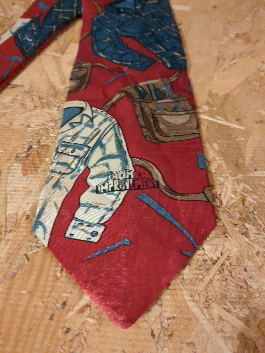 Home Improvement Workmen's Tools of the Trade Tie Carpenter Tim Fix It ...