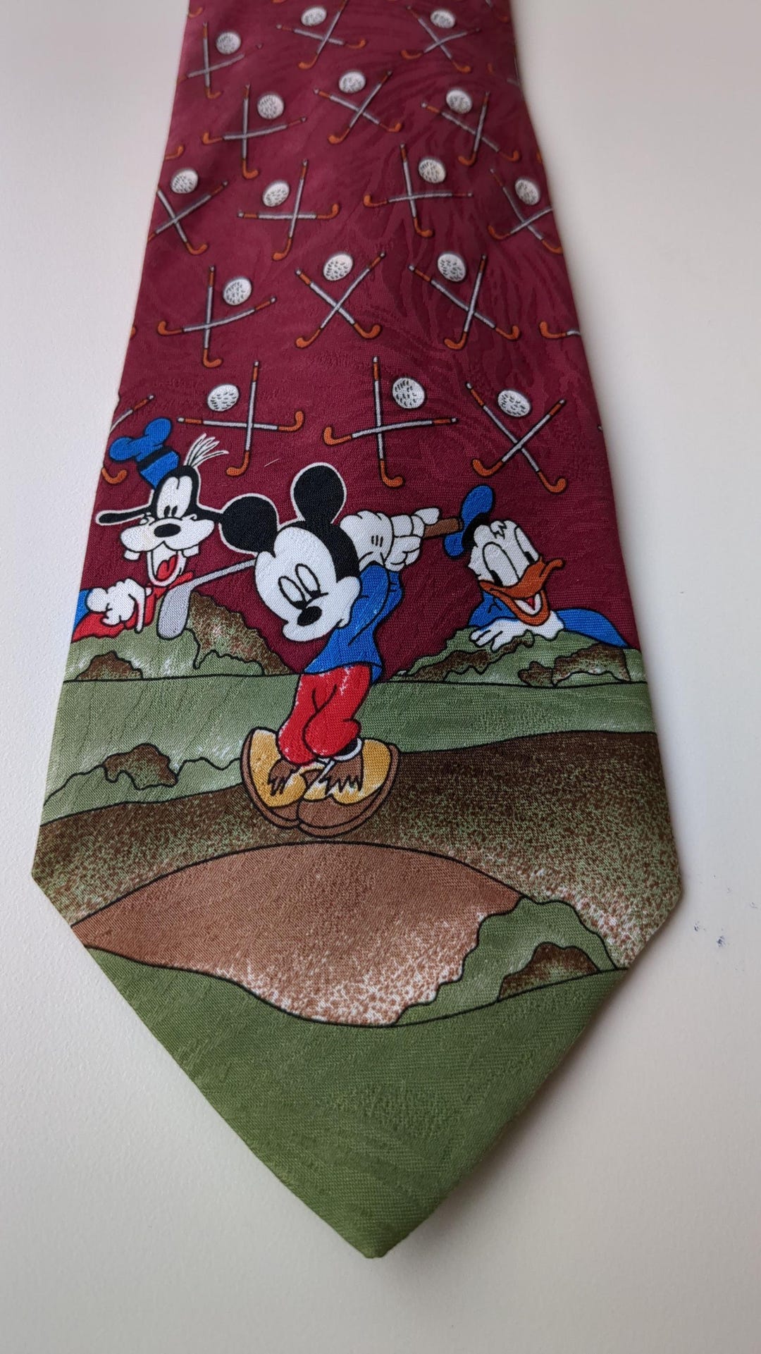 Disney Mickey Donald Goofy Golfing Men's Ties Neckties - Etsy