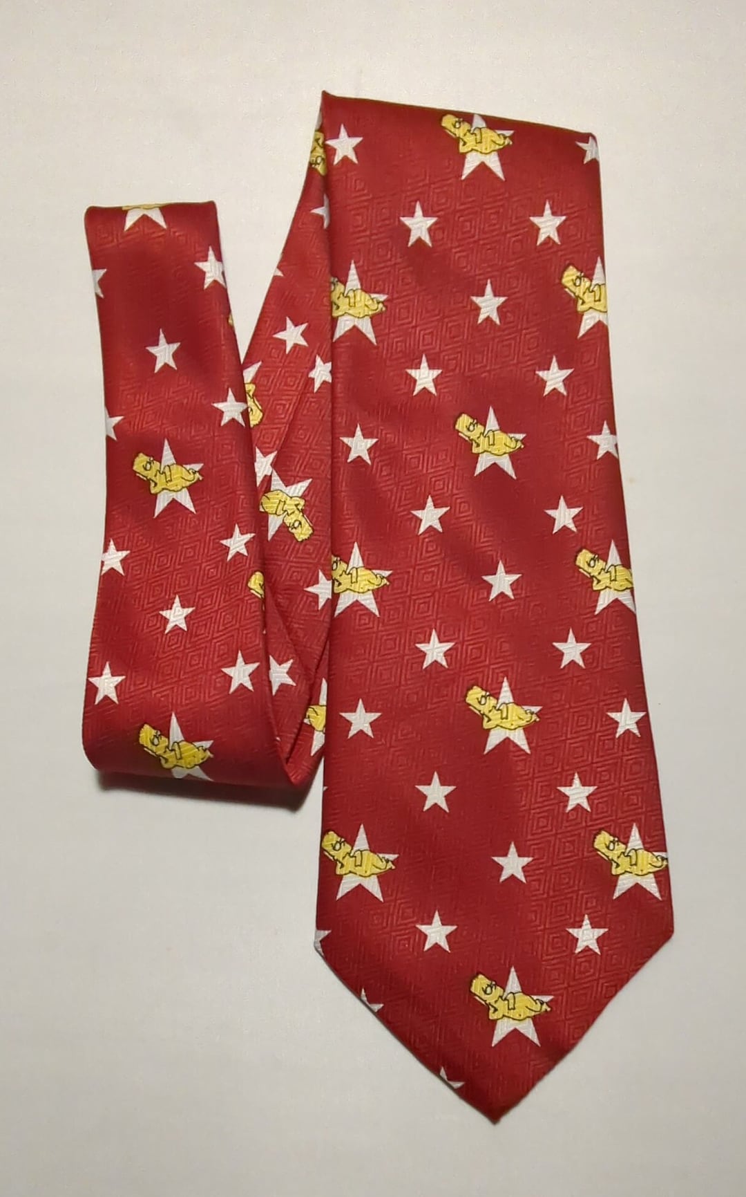 Bart Simpson Chilling on a Star Like a Little Cherub on This Red ...
