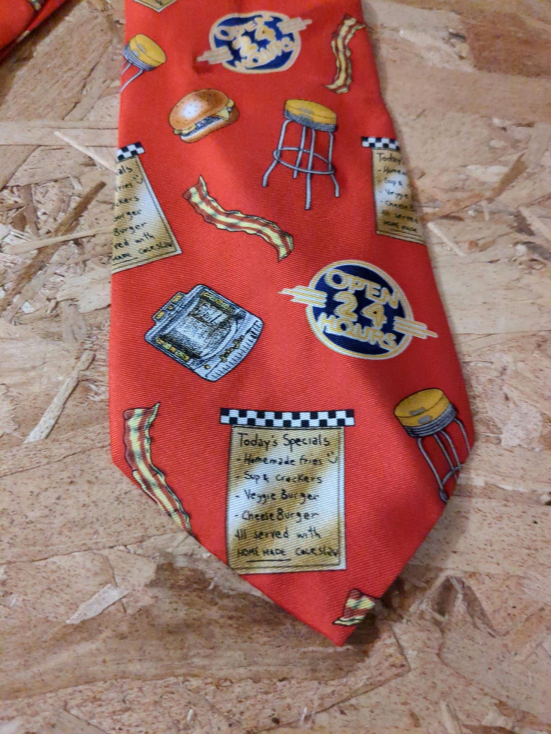 Diner Lunch Counter Drive-in Breakfast Retro Men's Ties Neckties - Etsy