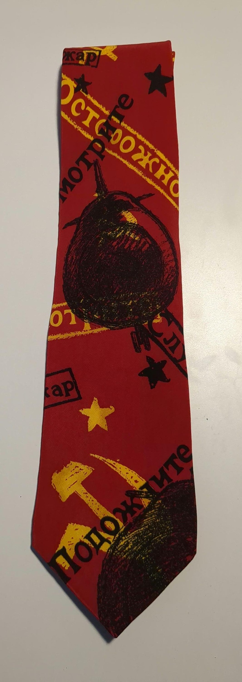 The Beatles Necktie Back in the USSR Released 1968 100% Silk Tie ...