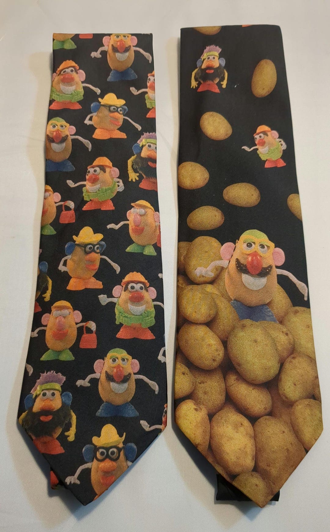 Mr Potato Head Men’s Necktie Ralph Marlin 1996 Polyester - Etsy