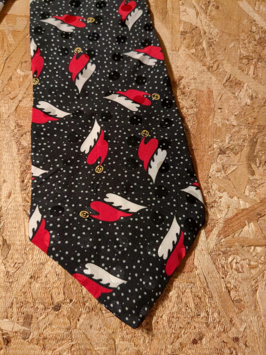 Santa Hats in a Blizard Design Tie Novelty Necktie Men's Tie - Etsy