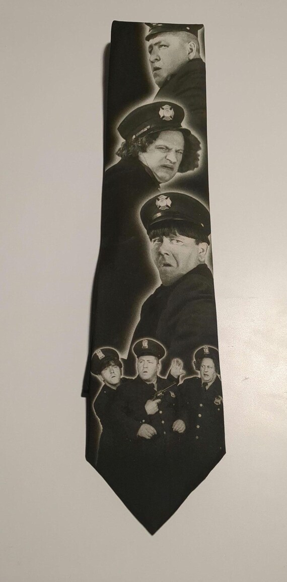 Three Stooges "Police Stacked" Vintage Ties by Ralph … - Gem