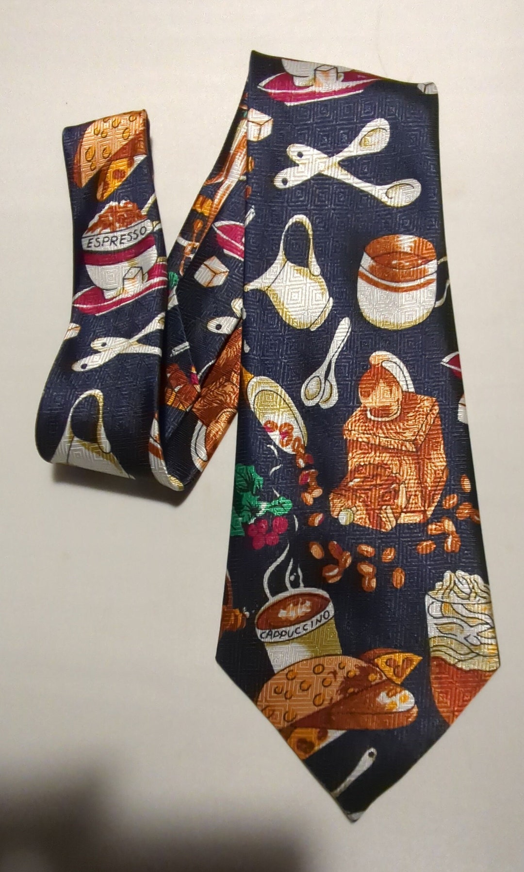 Coffee Shop Barista Necktie Espresso Cappuccino or Just Plain Cop of ...