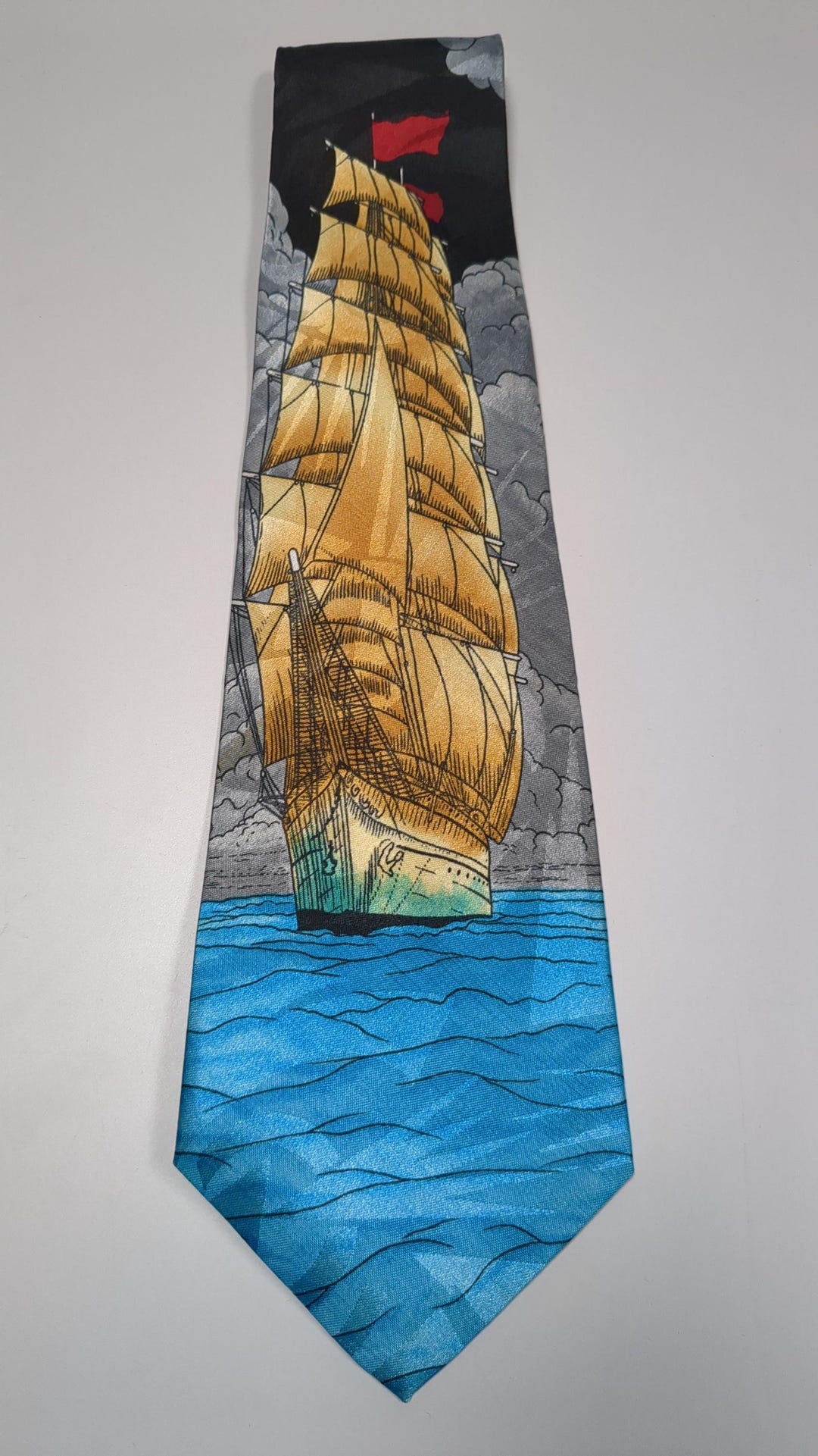 Tall Ships Sailing Boats Nautical Tie Men's Ties Neckties - Etsy