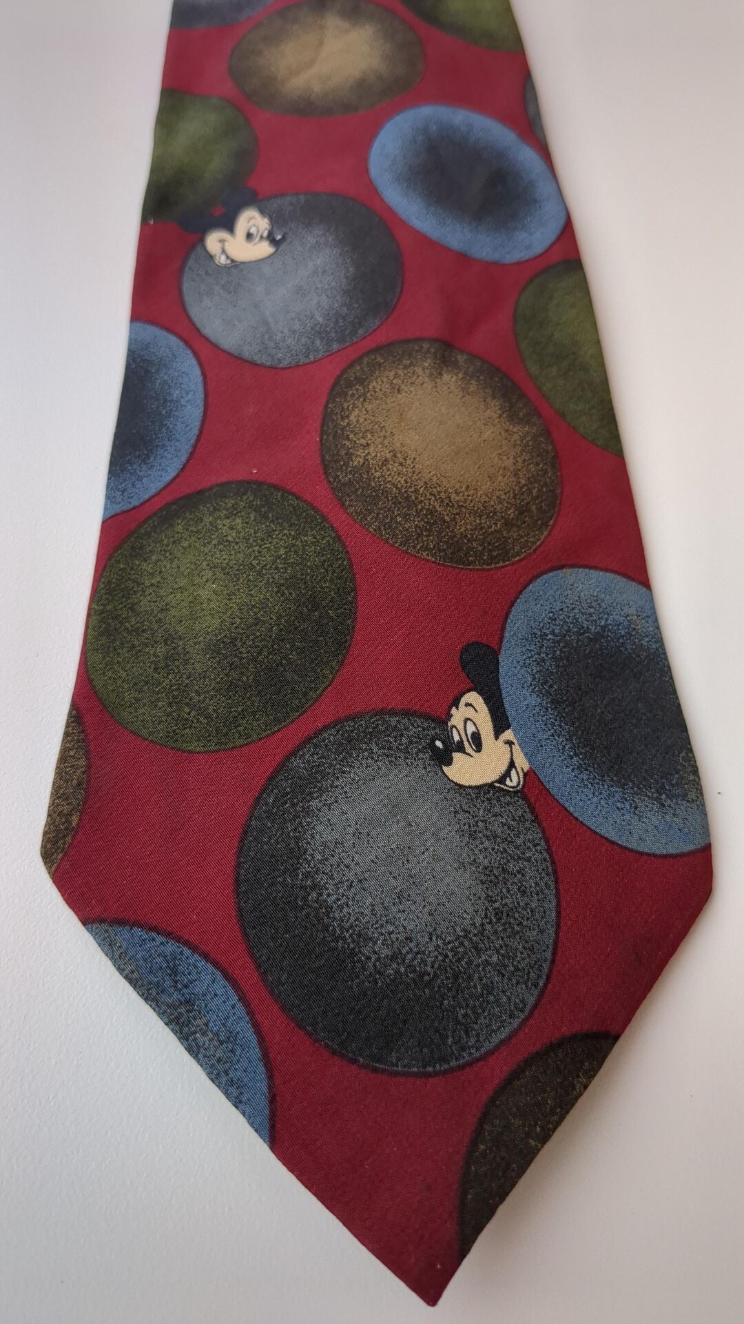 Mickey Mouse Circle Design Disney Originals Tie Men's Ties Neckties - Etsy