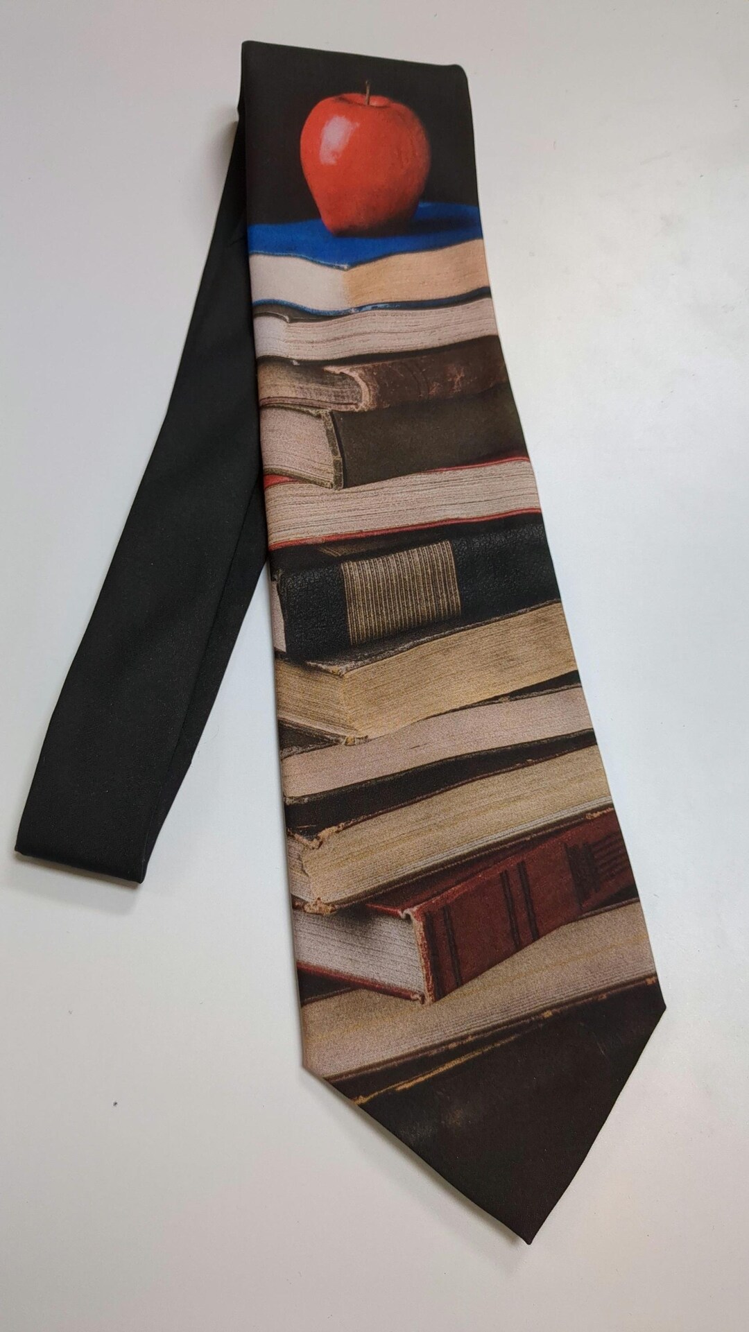 Teacher 'stack O' Books' Ralph Marlin Tie Men's Ties Neckties - Etsy