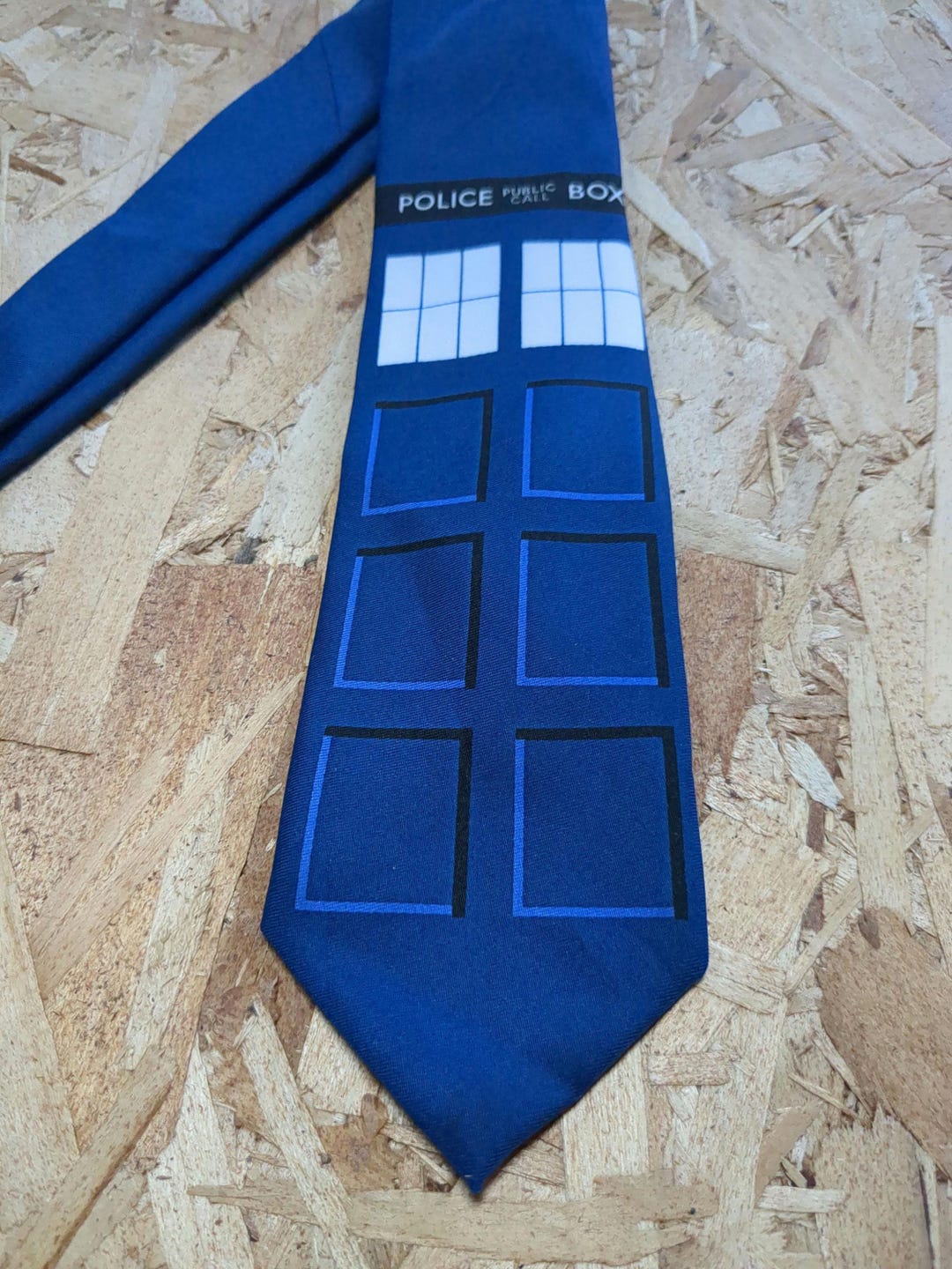 Dr. Who Blue Police Box Tie Men's Ties Neckties - Etsy