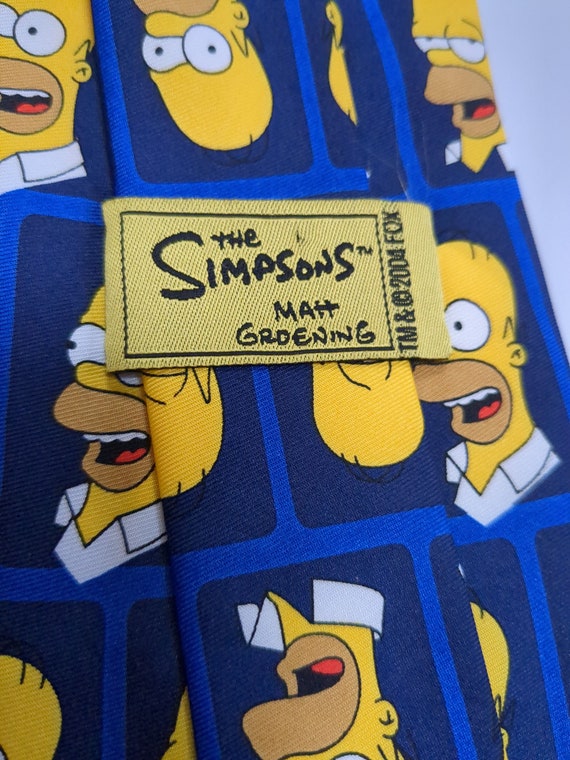 The Many Faces of Homer Simpson Doh! Men's Necktie - Gem