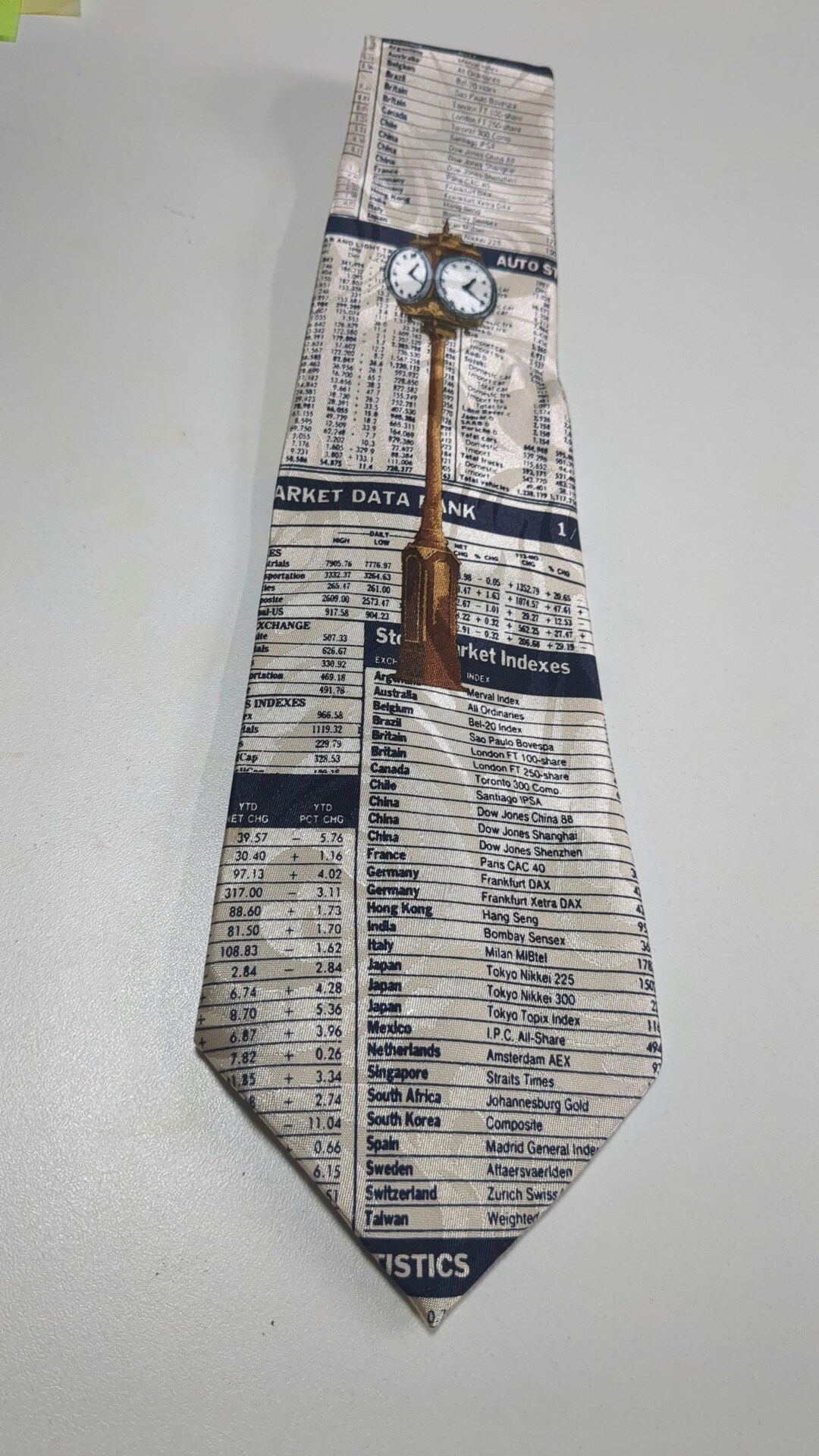 Stock Market Indexes Steven Harris Tie Men's Ties Neckties - Etsy