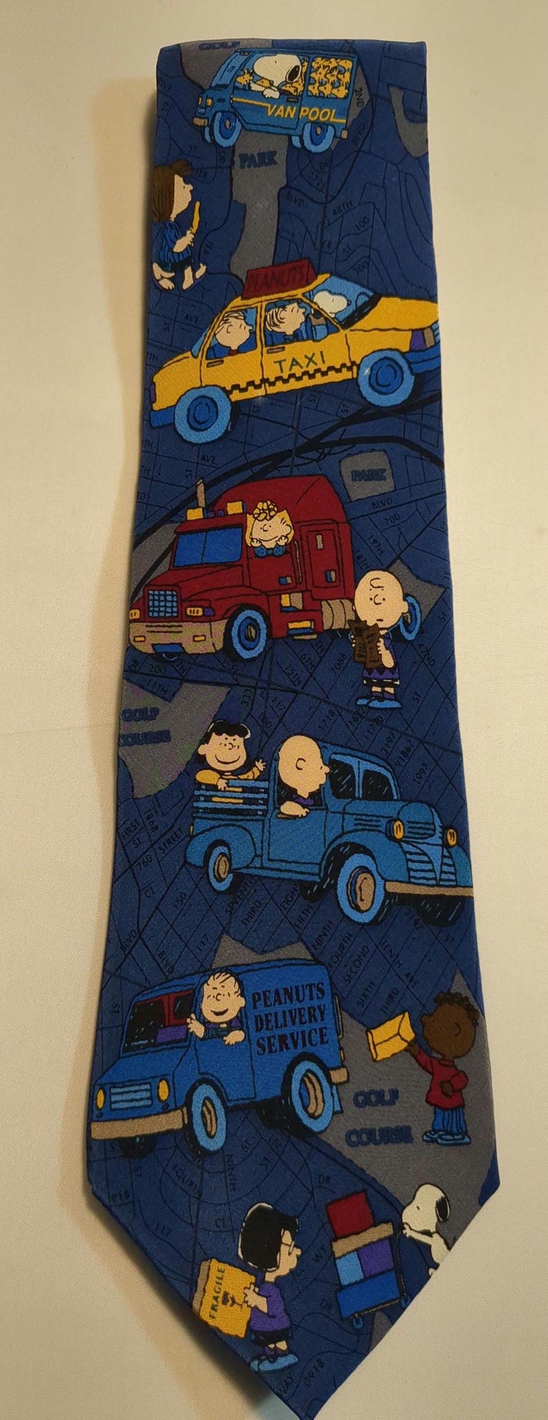 Peanuts Road Trip Theme 'door to Door Delivery' and 'cartoon Men's Tie ...