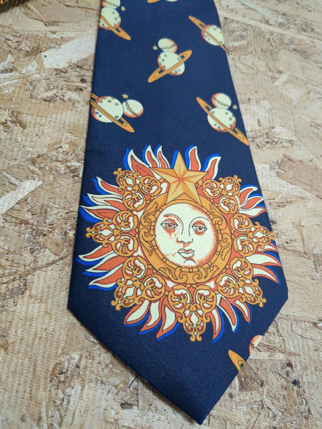 Celestial Sun Stars Planets Saturn Men's Ties Neckties - Etsy