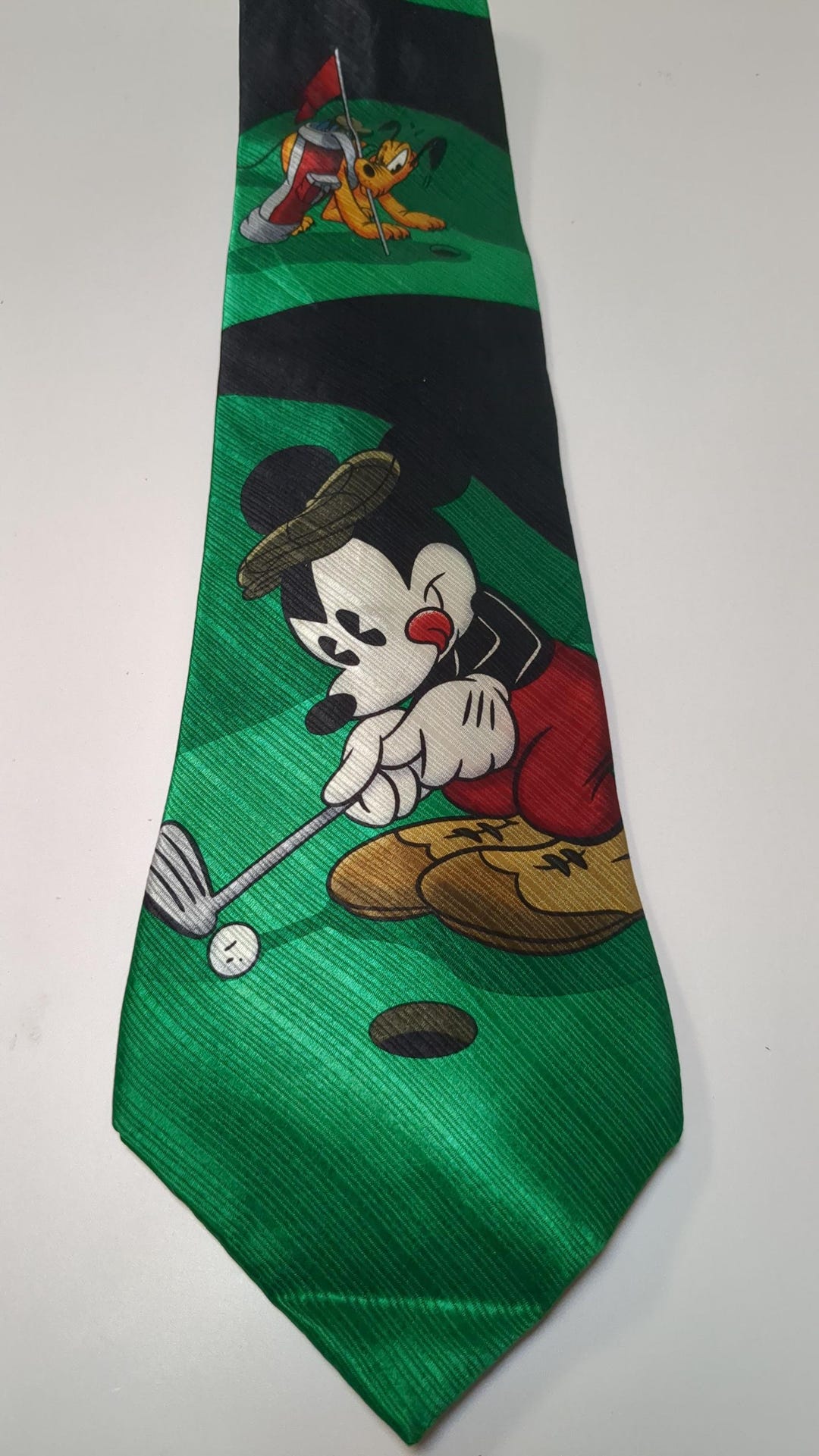 Mickey Mouse Pluto Golfing Disney Tie Men's Ties Neckties - Etsy