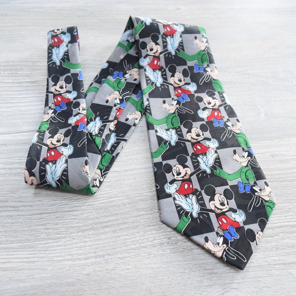 Mickey Mouse Tie - Etsy