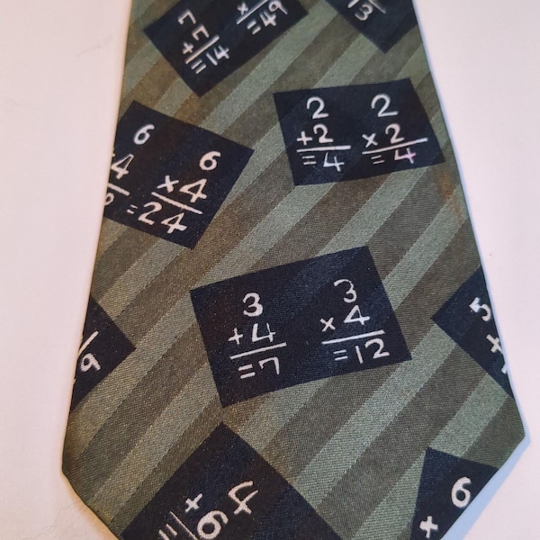 Maths Tie - Etsy