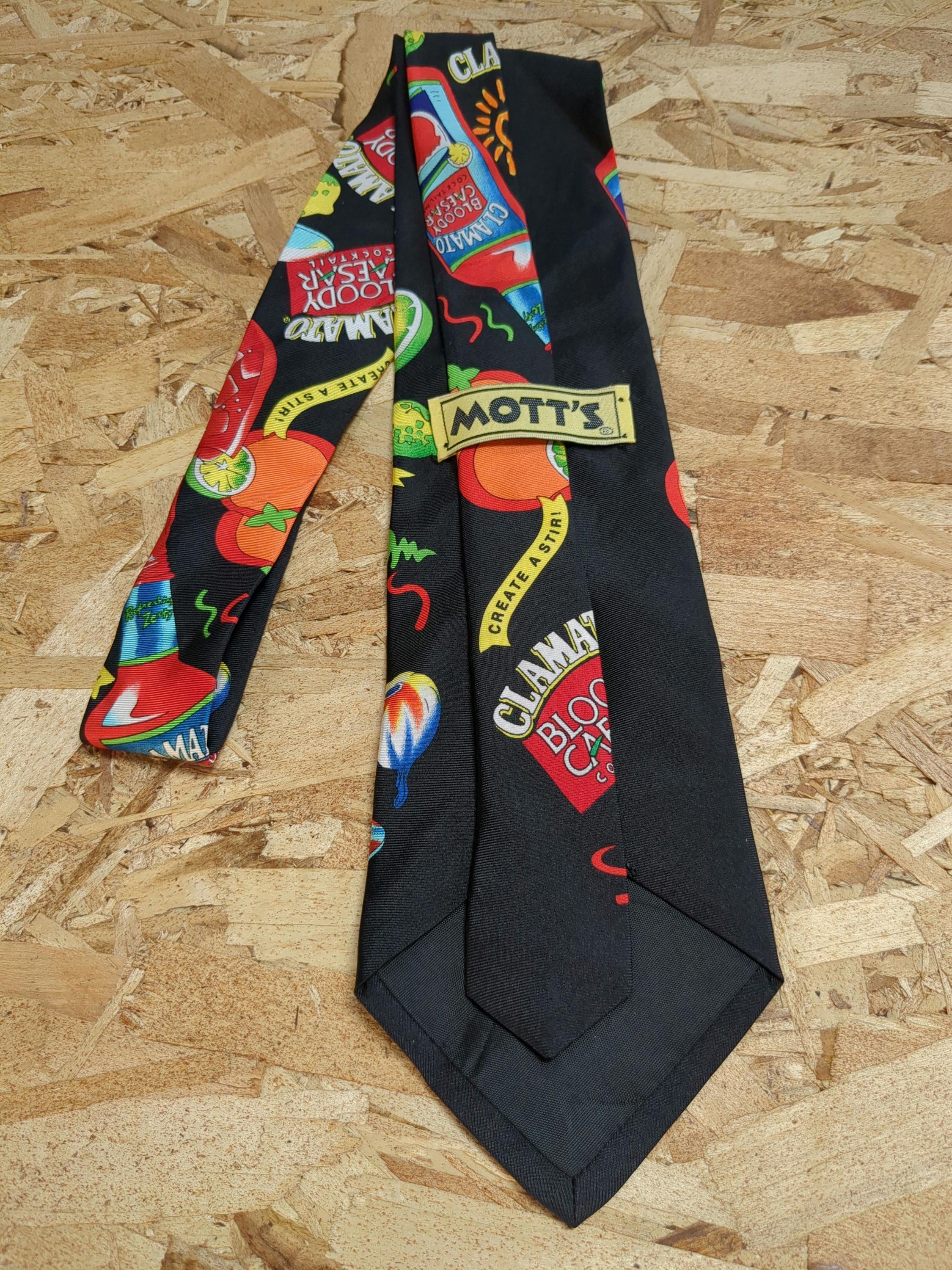 Clamato Bloody Mary Cocktail Bartender Tie Men's Ties Neckties - Etsy