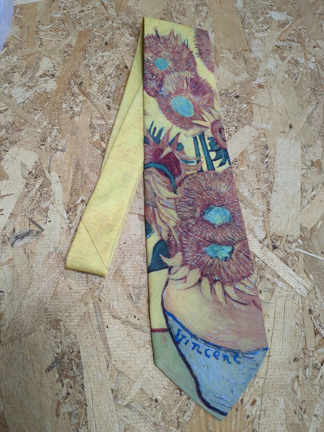 Van Gogh Tie Sunflowers Tie Flower Tie Gardener Tie Artist Tie Men's ...