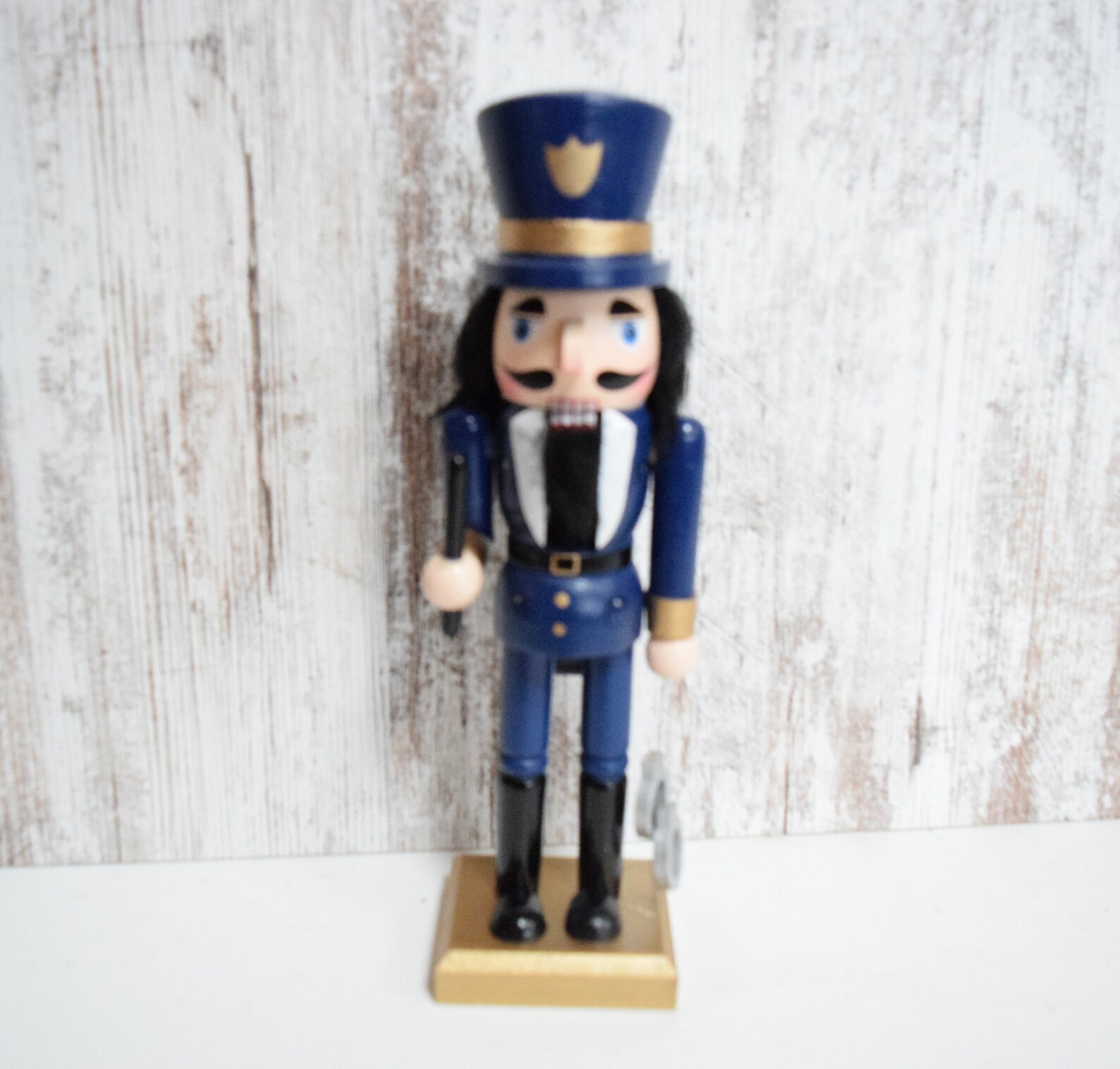 Police Officer Nut Cracker 10 Wooden Nutcracker with | Etsy