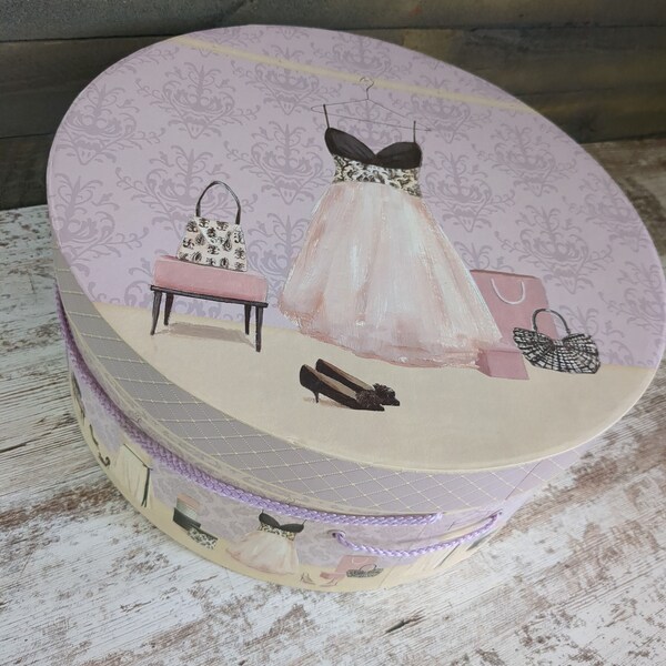 Decorative Hat Box - Etsy