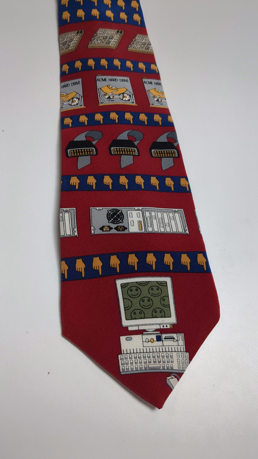 Mouse Cursor 'computer Age' Vicky Davis Tie Men's Ties Neckties - Etsy