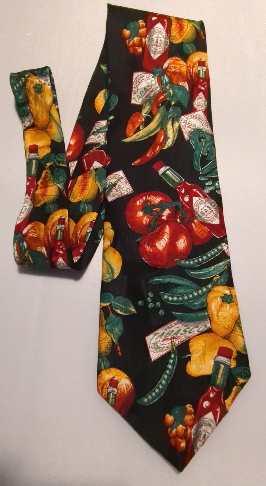 Tabasco Novelty Print Men's Tie and Hot Sauce Mcilhenny County Tabasco ...