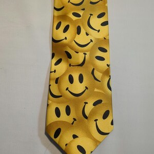 Smile Emoji 'just Smiley' Ralph Marlin Tie Men's Ties Neckties - Etsy