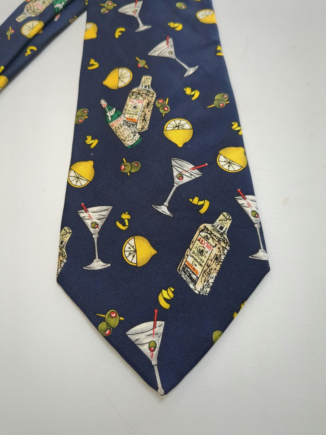 Cocktail Martini Dry Bartender Garnishes Men's Ties Neckties - Etsy