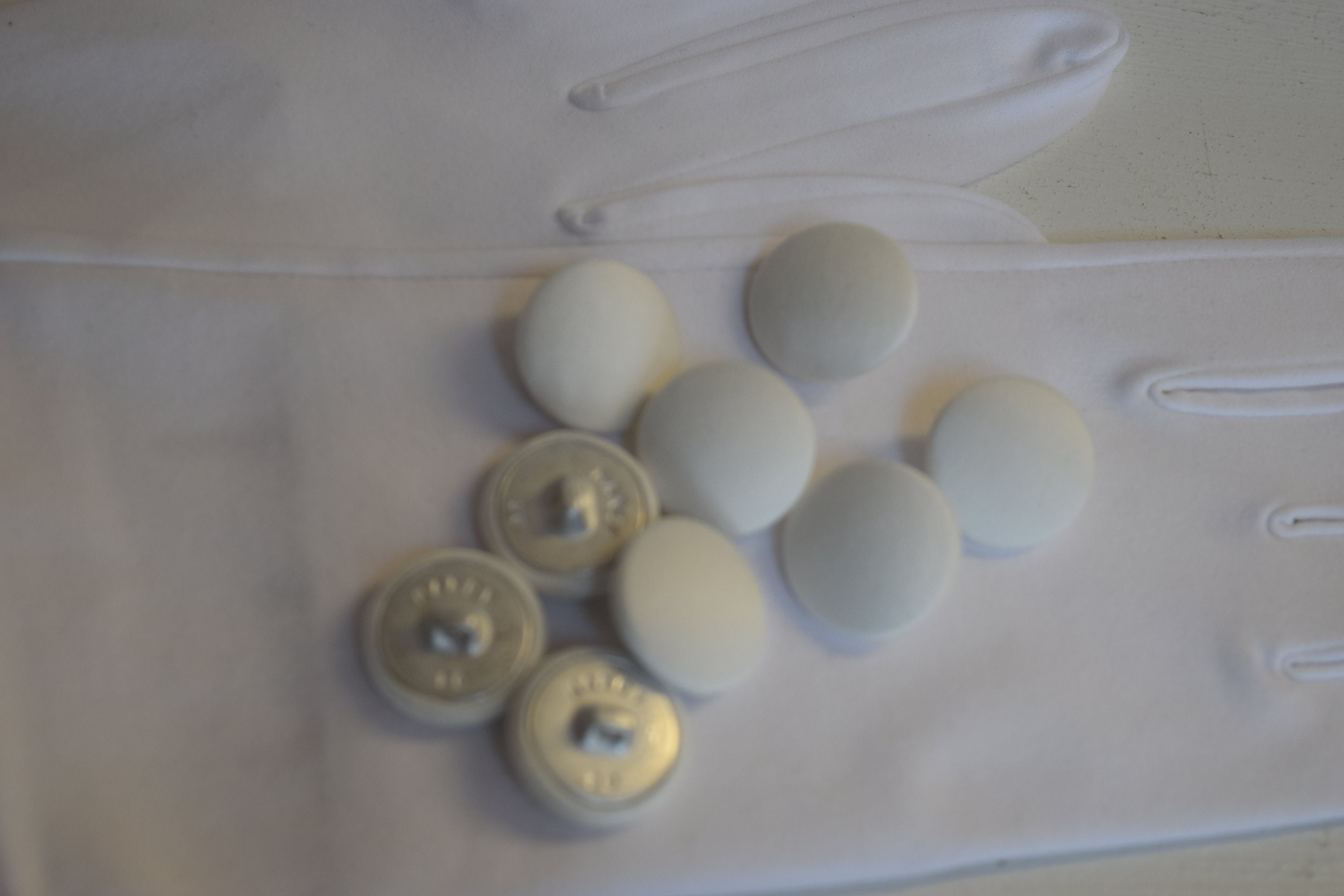 Buttons Matte Satin Light Ivory Diamond White Color Fabric | Etsy