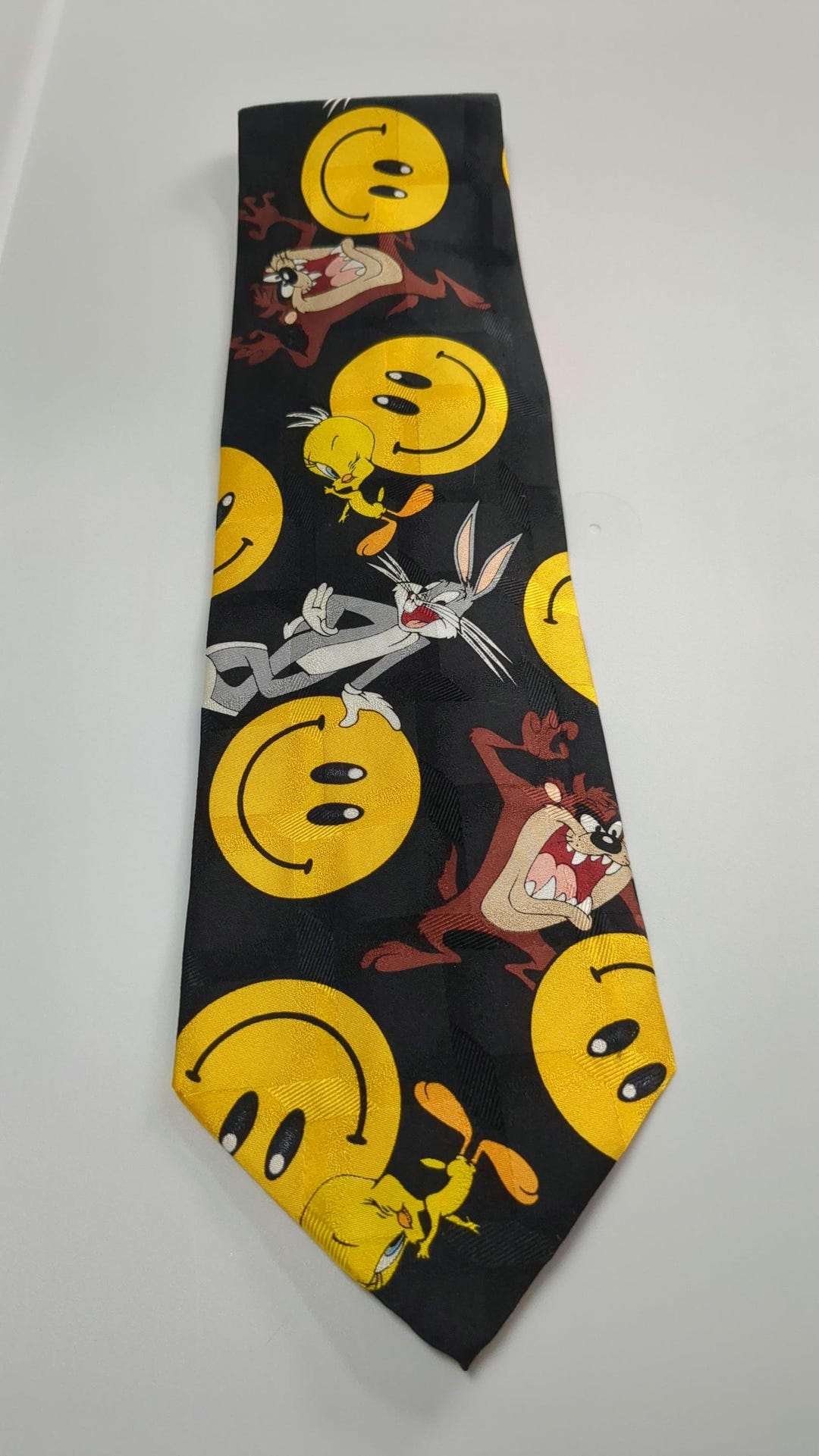 Looney Tunes Characters Smiley Face Emoji Tie Men's Ties Neckties - Etsy