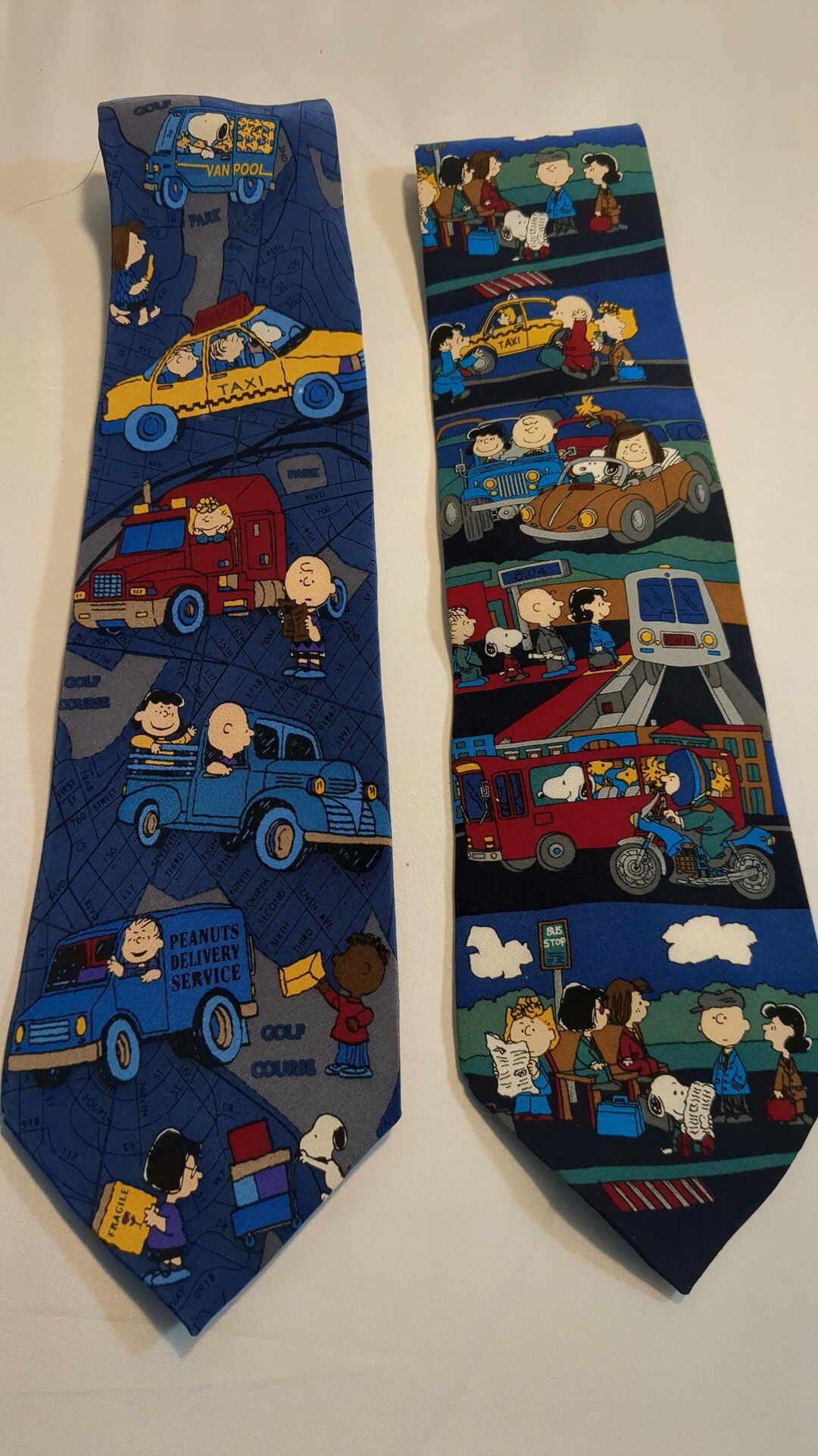 Peanuts Road Trip Theme 'door to Door Delivery' and 'cartoon Men's Tie ...