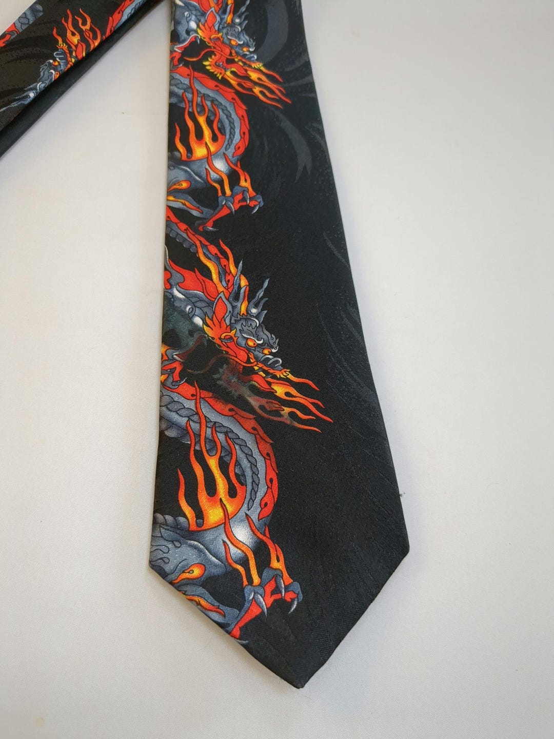Chinese Dragon New Year Fire Snake Men's Ties Neckties - Etsy
