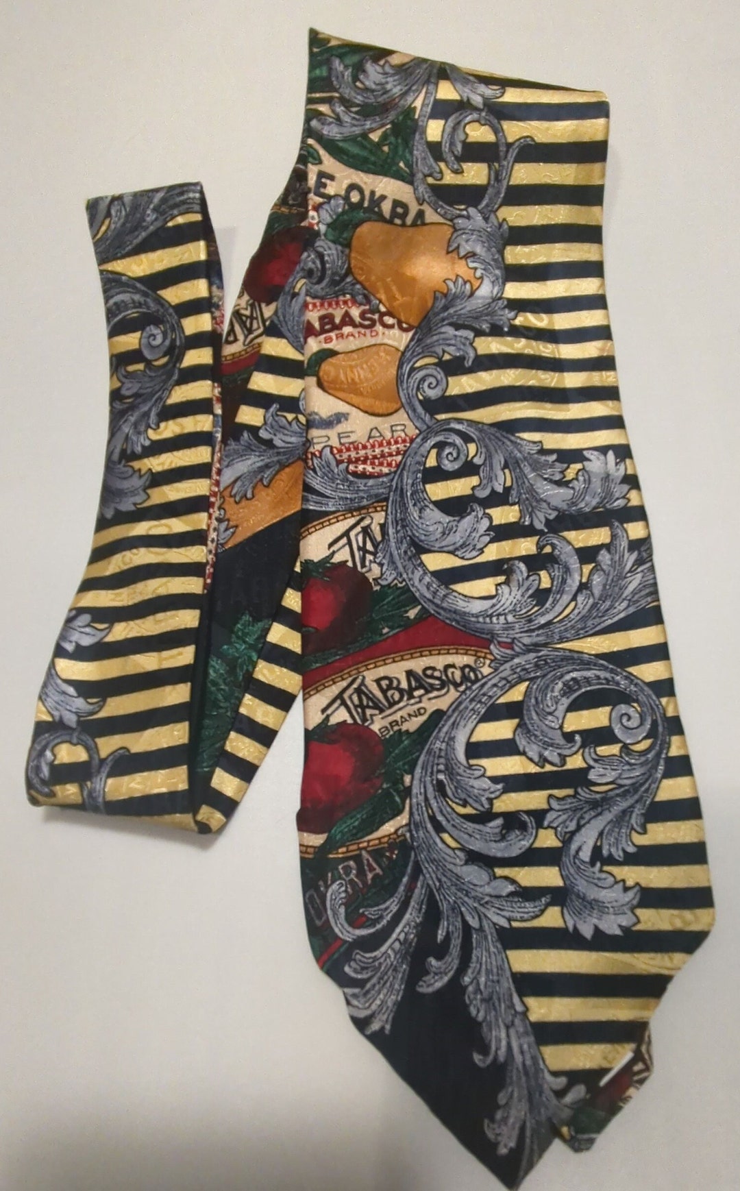 Tabasco Novelty Print Men's Tie and Hot Sauce Mcilhenny County Tabasco ...