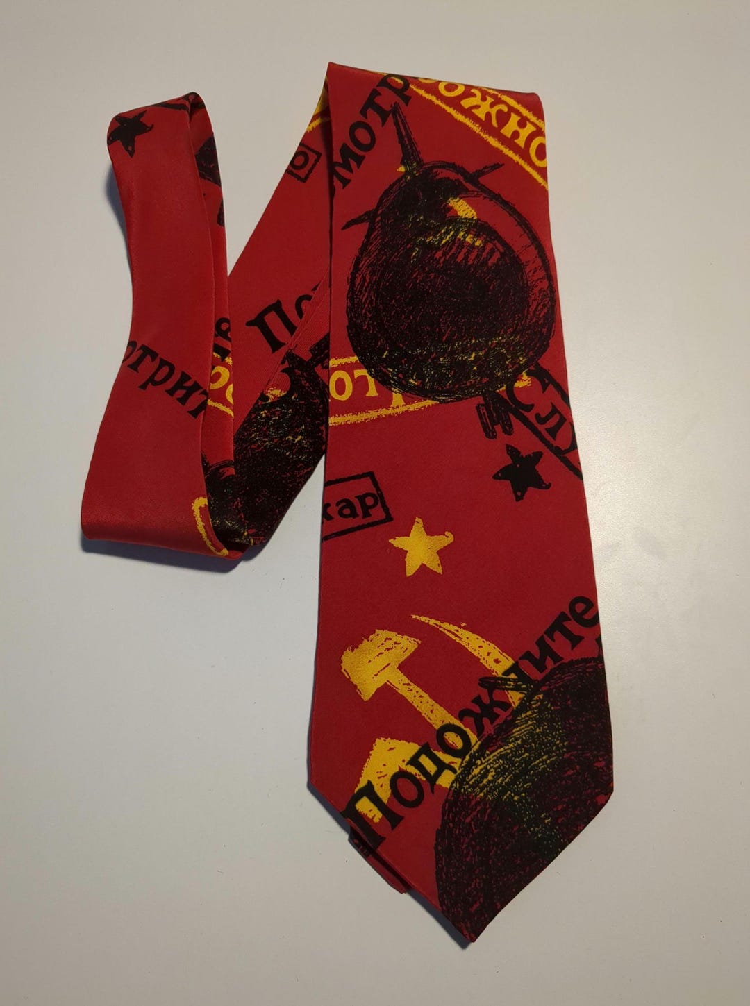 The Beatles Necktie Back in the USSR Released 1968 100% Silk Tie ...