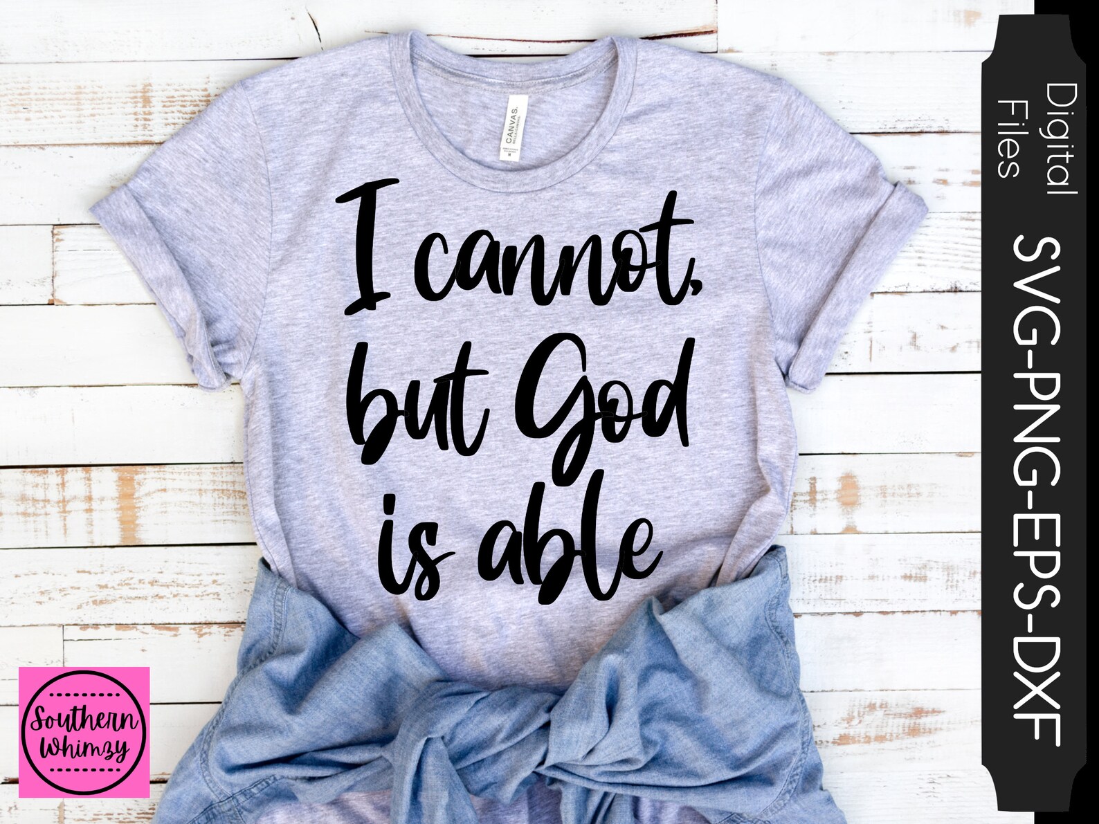 I Cannot but God is Able SVG, Spiritual, Faith, Christian, God, Cut ...