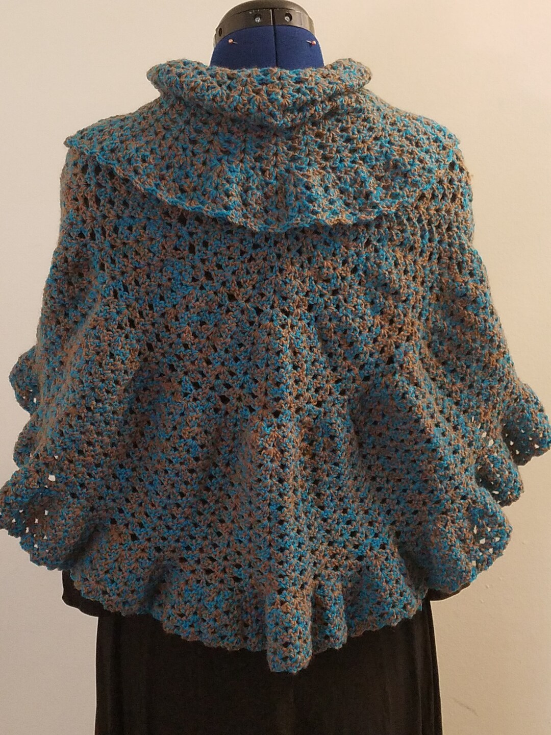 Cottagecore Shawl Circle Shawl Woodsy Woods Witchy Crochet Handmade ...