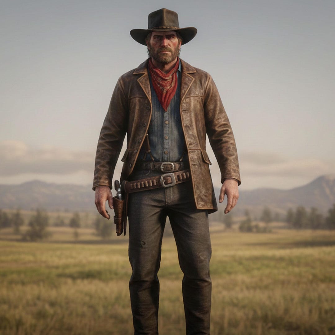 Arthur Morgan Full Character Costume Set | Authentic RDR Outfit for ...