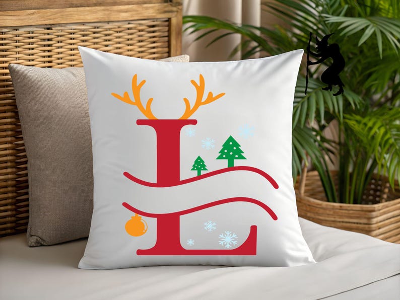 Christmas Letters Clipart: Alphabet SVG Bundle (printable) - Etsy