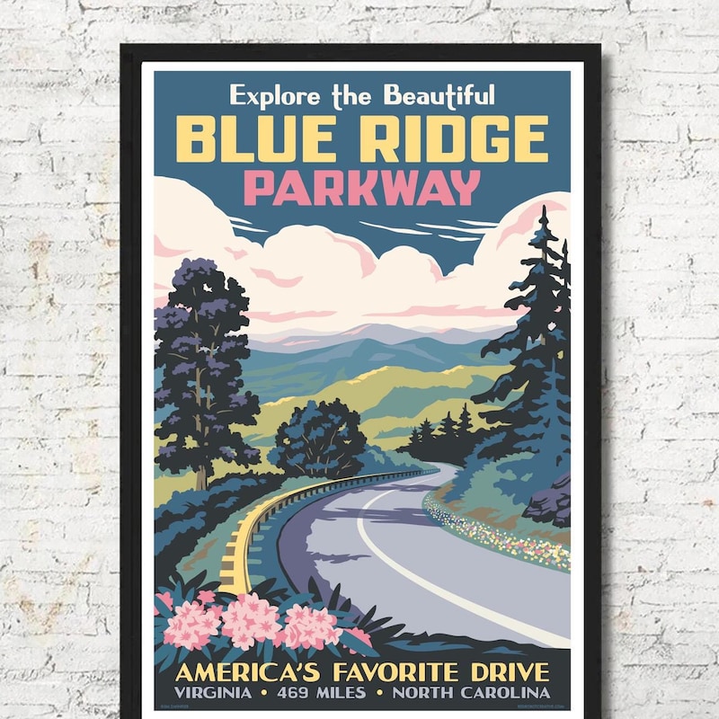 Blue Ridge Parkway - Etsy