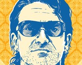 13 X 19 Bono U2 Bono Bono Poster Bono Wall Art Bono Art - Etsy