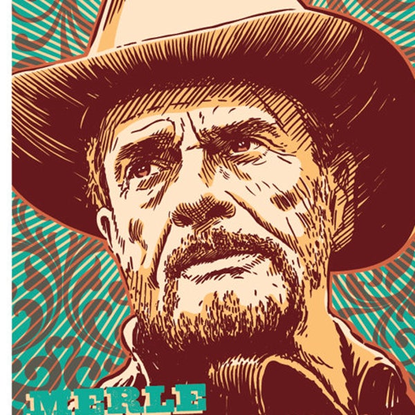 Merle Haggard Art - Etsy
