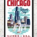 Chicago Poster Chicago Wall Art Chicago Print Chicago Art - Etsy