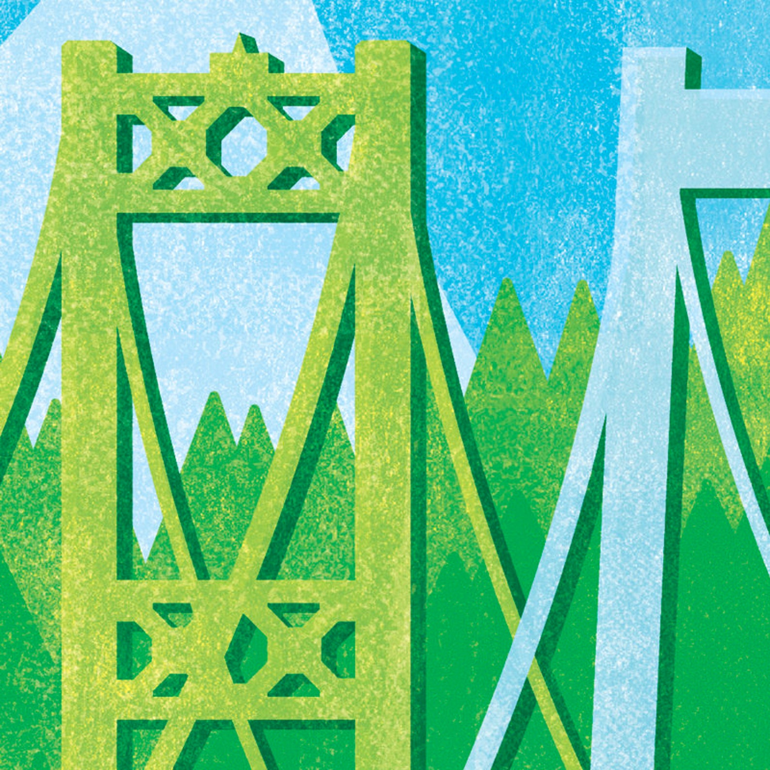 Tacoma Narrows Bridges Tacoma Poster Tacoma Wall Art Tacoma - Etsy