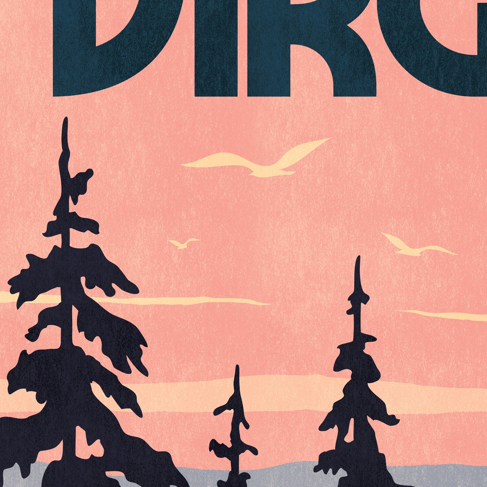 Virginia Poster Virginia Wall Art Virginia Print Virginia - Etsy