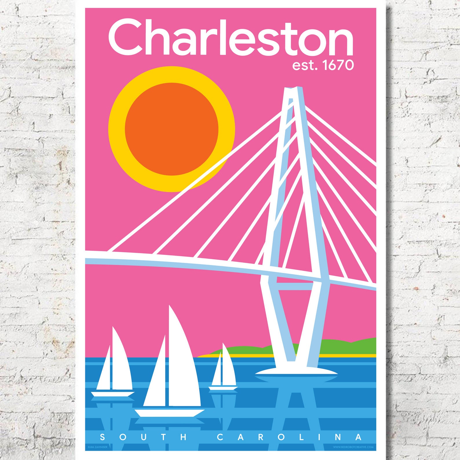 Charleston Poster Charleston Wall Art Charleston Art Print - Etsy