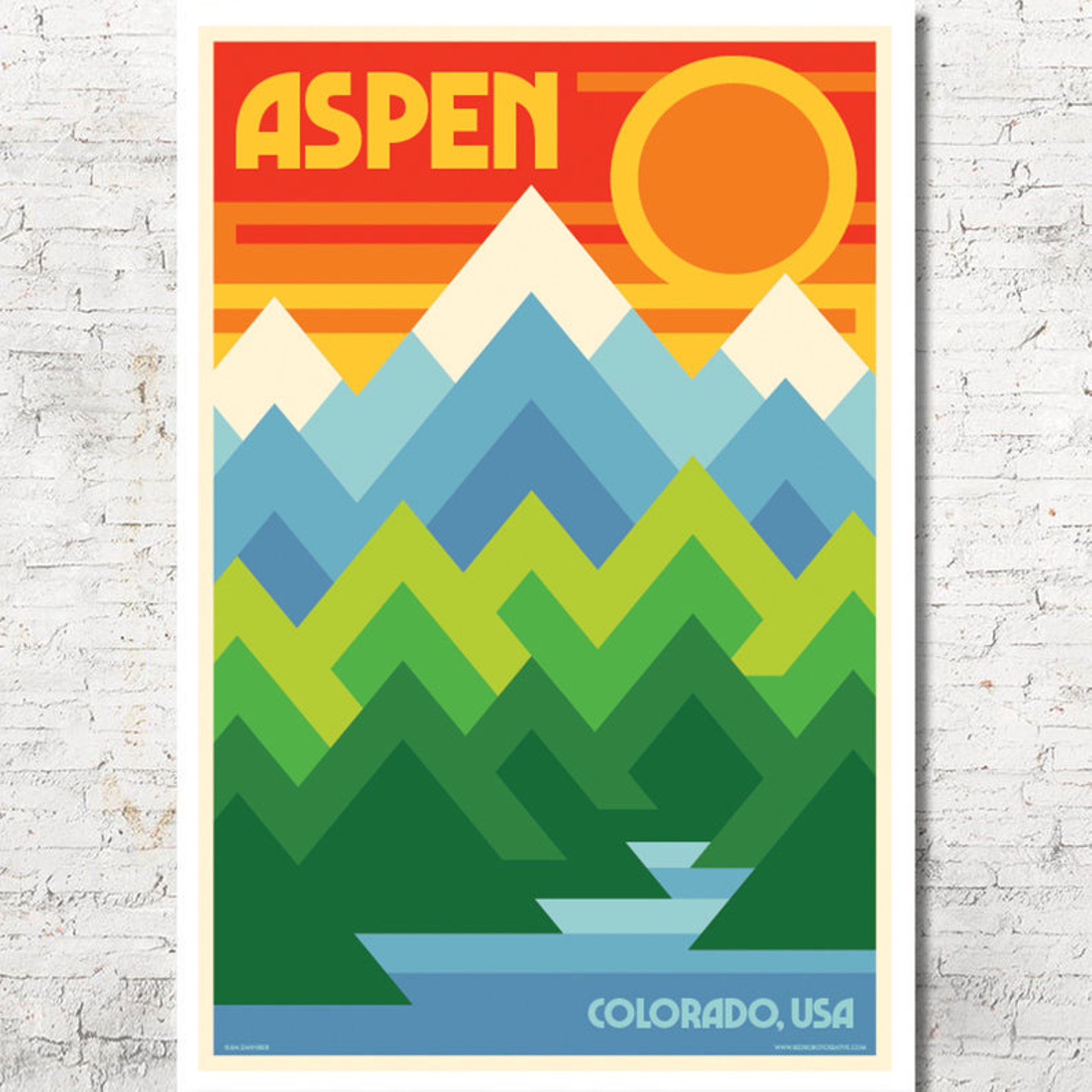 Aspen Aspen Poster Aspen Wall Art Aspen Art Print Aspen - Etsy
