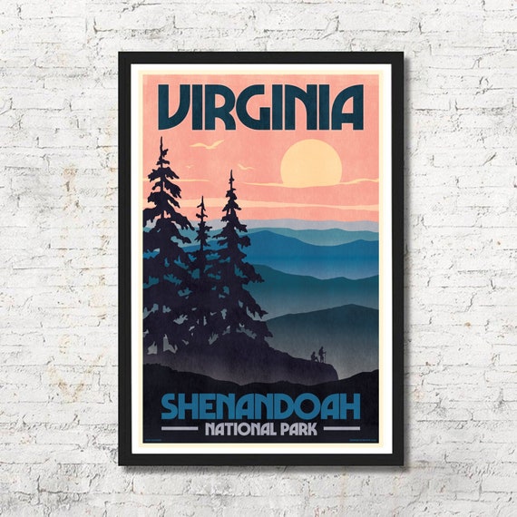 Virginia Poster Virginia Wall Art Virginia Print Virginia - Etsy