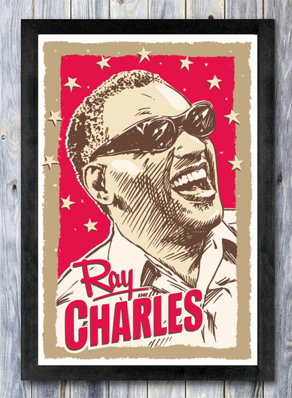 13 X 19 Ray Charles Ray Charles Poster Ray Charles Wall Art - Etsy