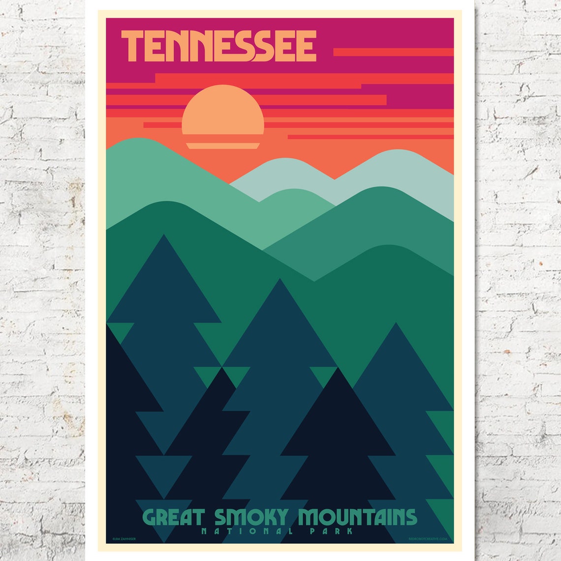 Tennessee Poster Tennessee Wall Art Tennessee Print - Etsy