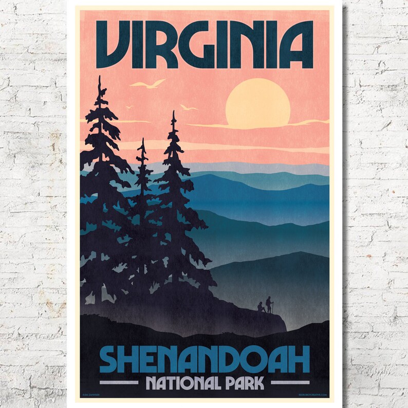 Virginia Poster Virginia Wall Art Virginia Print Virginia - Etsy